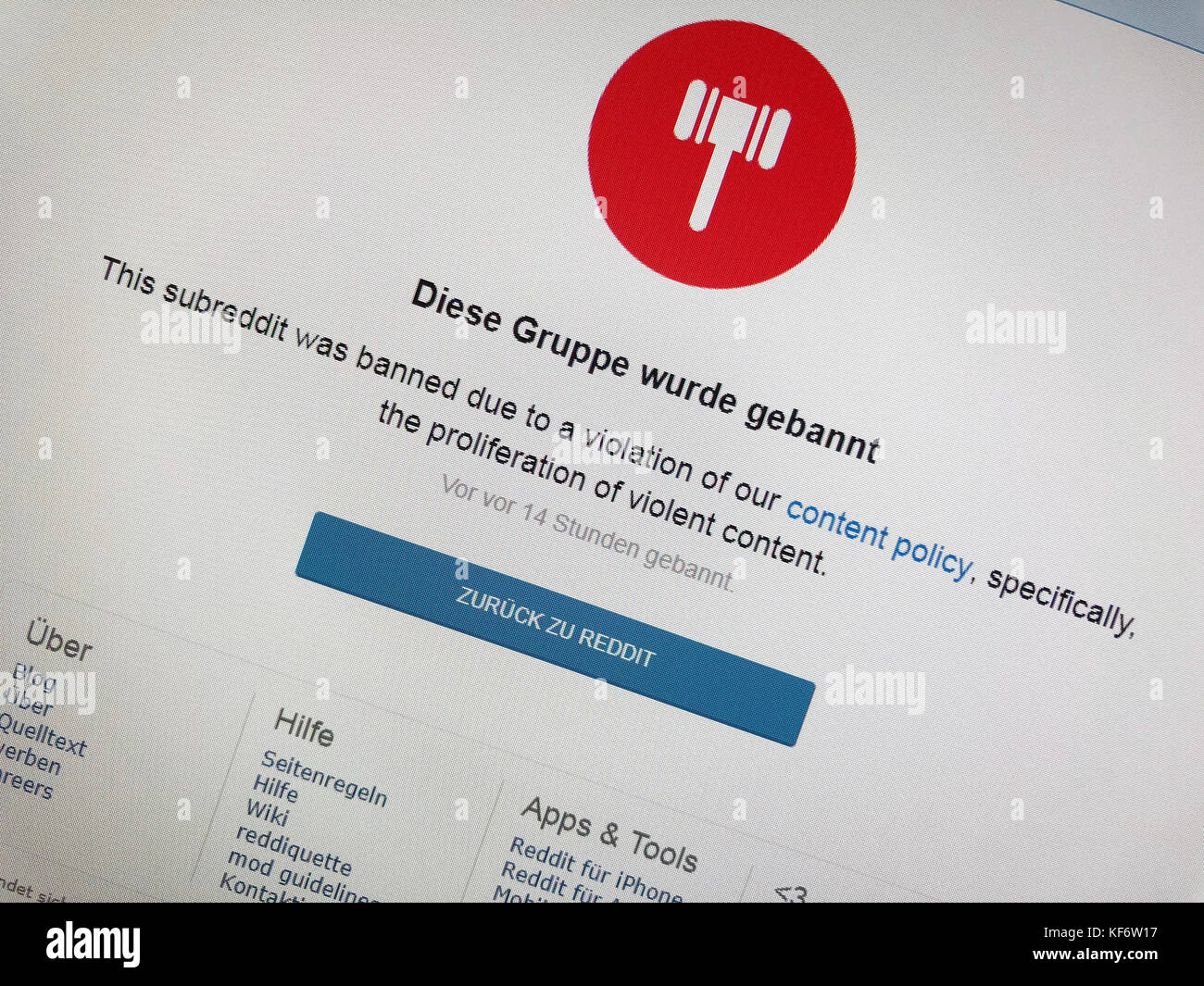 ILLUSTRATION - The controversial American online service Reddit, which ...