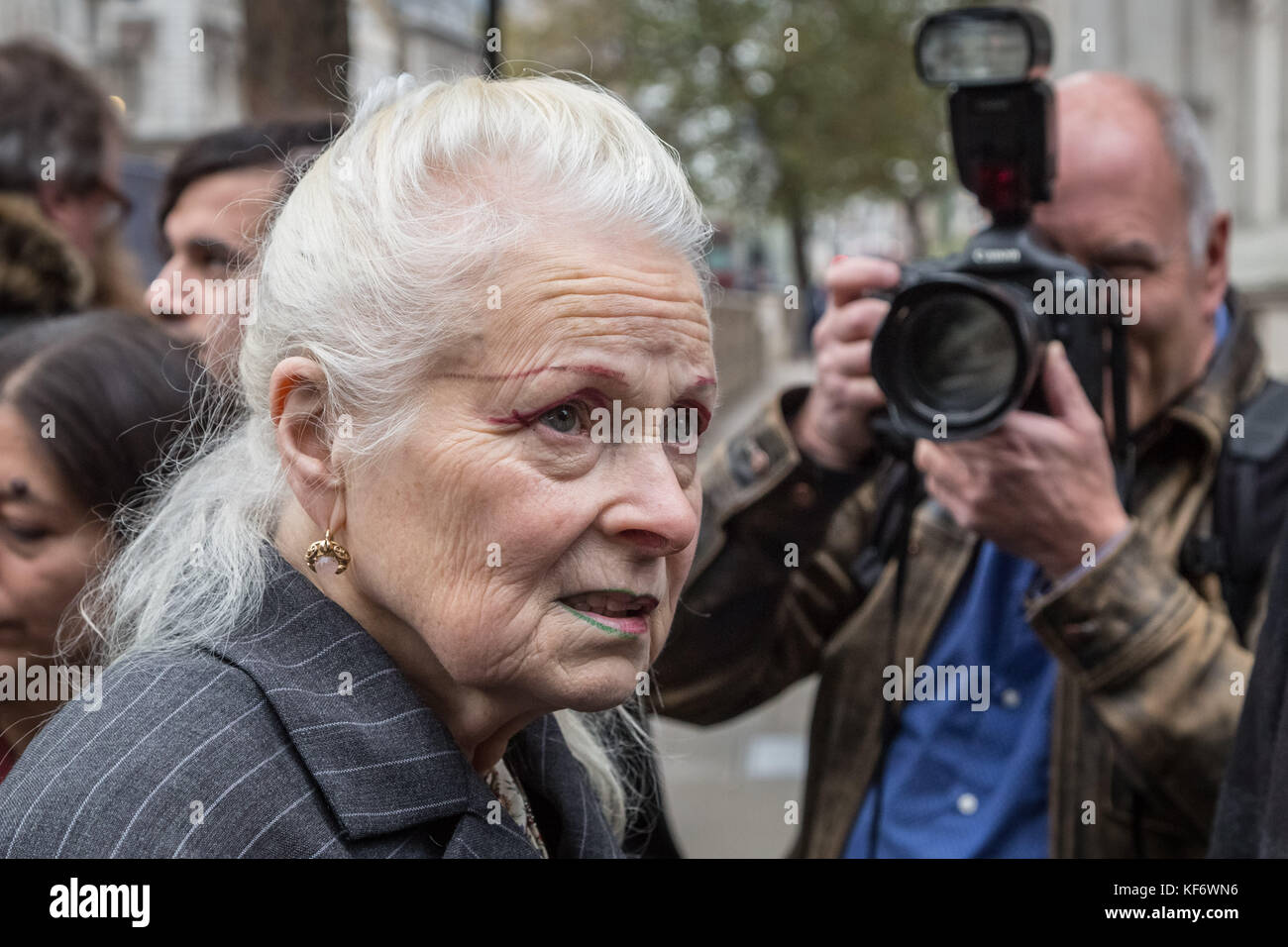 London, UK. 26th Oct, 2017. 9-year old Oliver Simpson with fashion ...