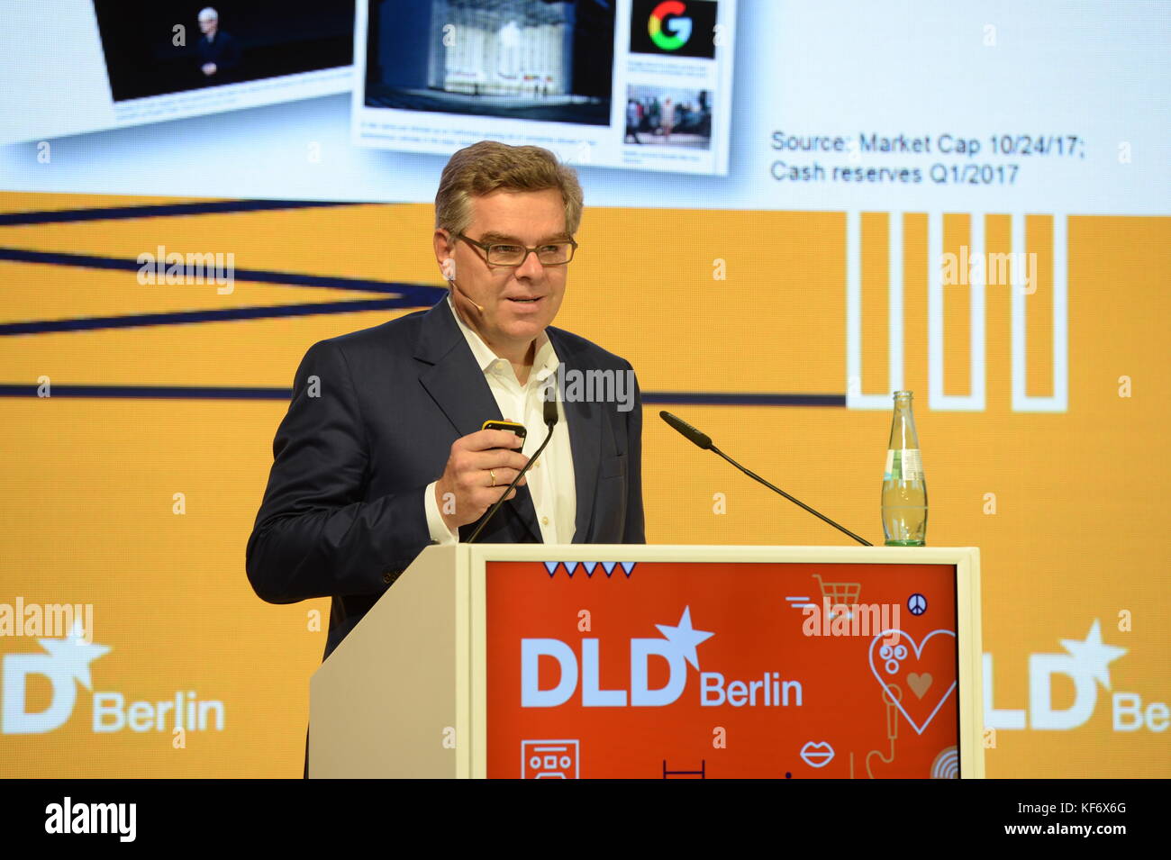 BERLIN/GERMANY - OCTOBER 26, 2017: Stefan Winners (Hubert Burda Media ...