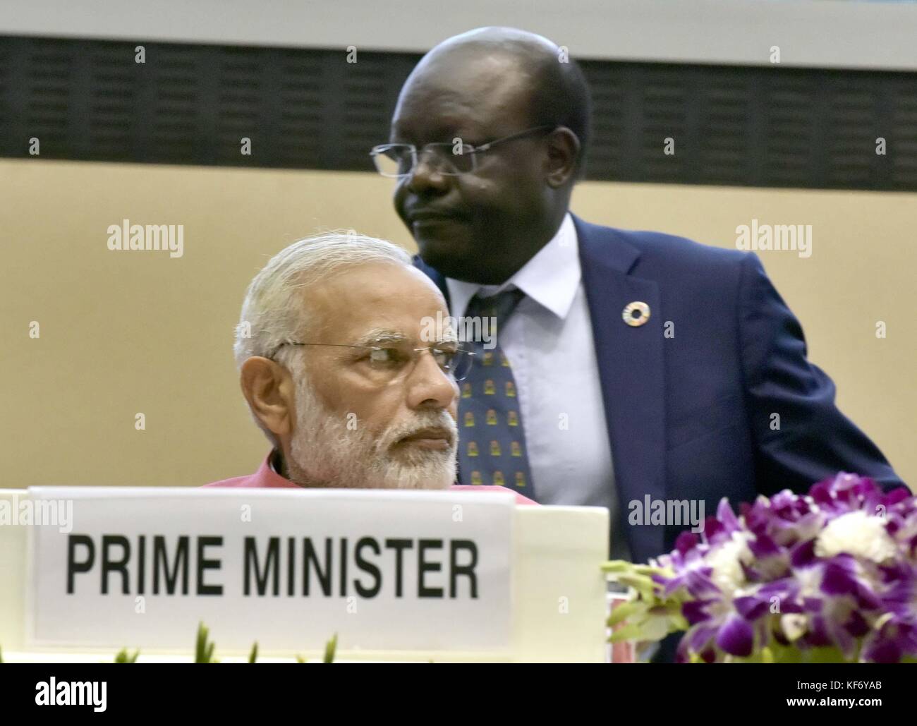 NEW DELHI, INDIA - OCTOBER 26: Prime Minister Narendra Modi and UNCTAD ...