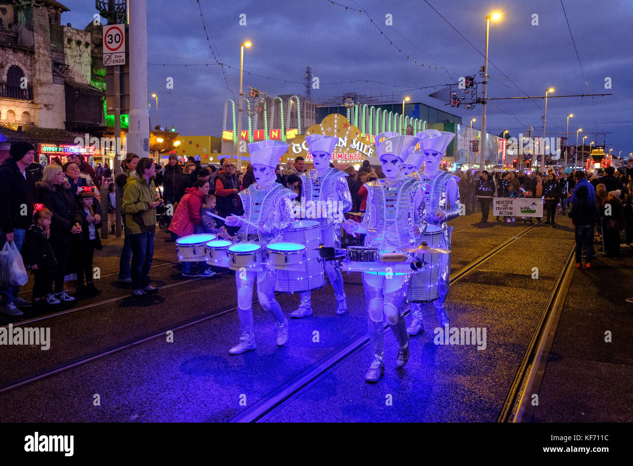 Blackpool Festival of the Lights parade Stock Photo - Alamy