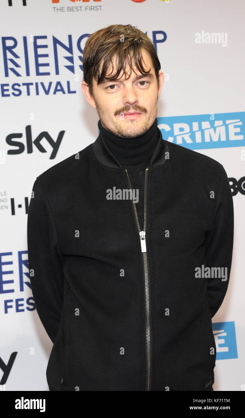 Munich, Germany. 26th Oct, 2017. British actor Sam Riley arriving to ...