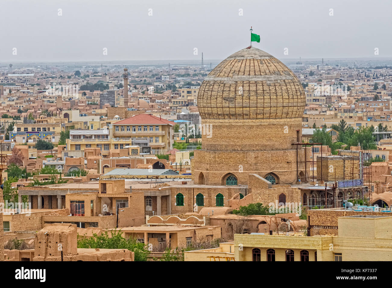 Meybod city aerial Iran Stock Photo - Alamy