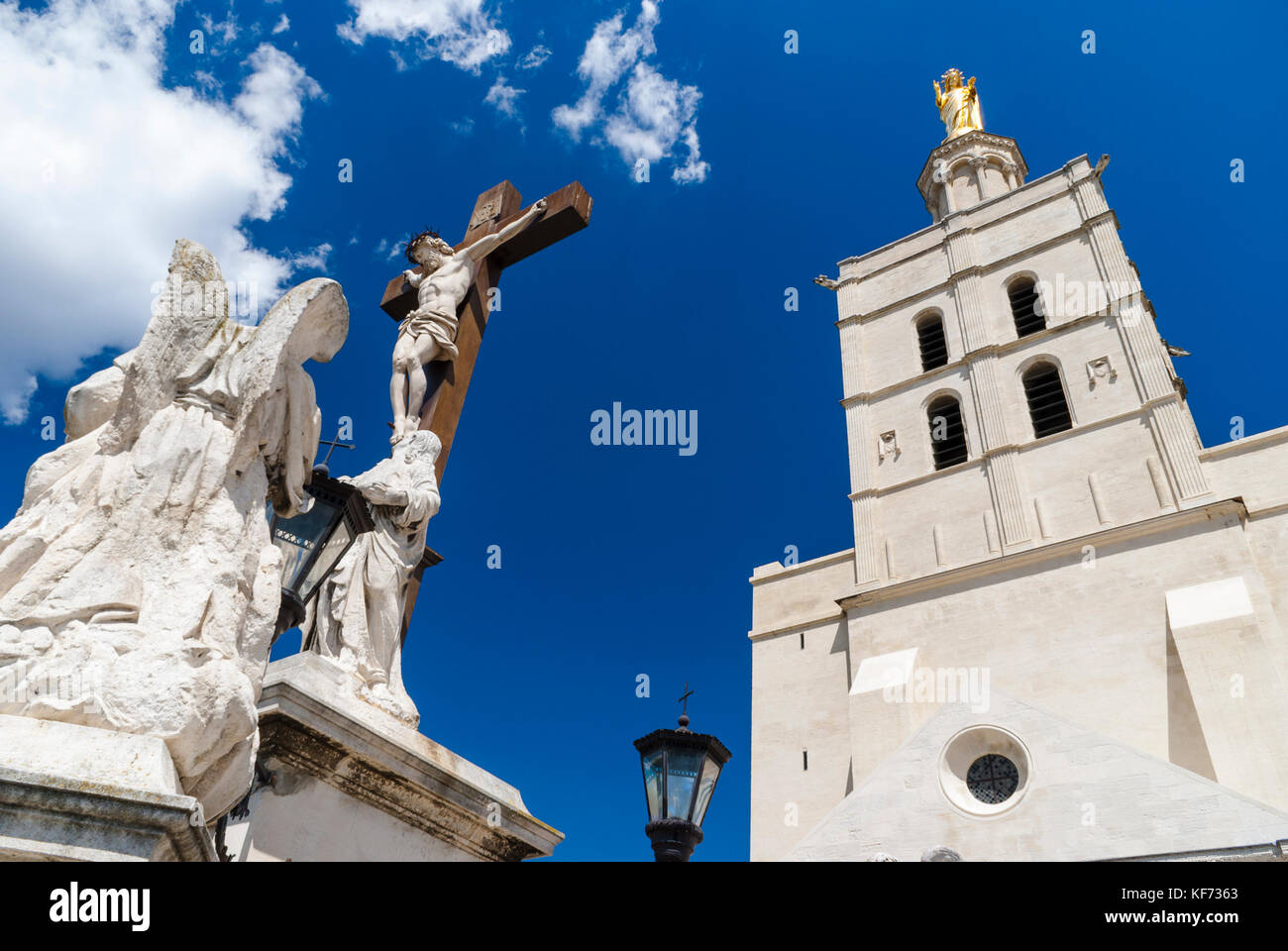 Avignon Cathedral (Notre-Dame des Doms). Avignon, Provence, Vaucluse ...