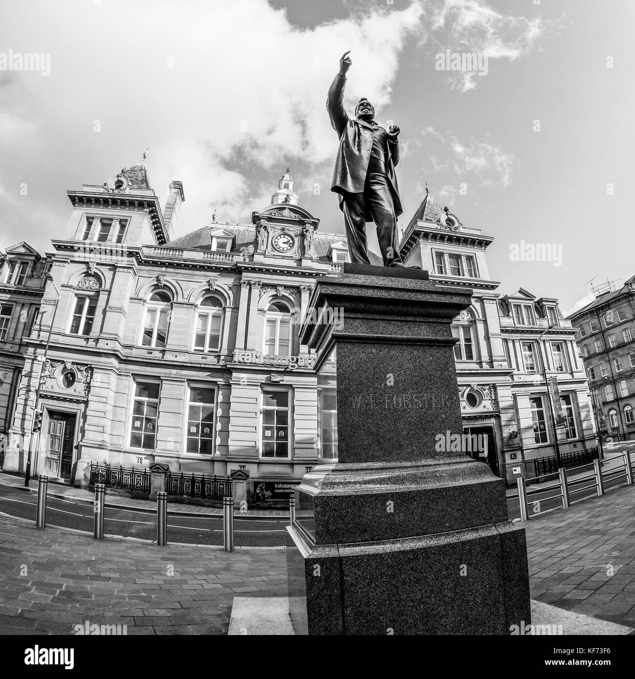 Statue of William Edward Forster, Outside The Broadway Shopping Centre ...