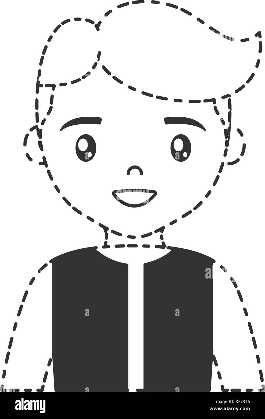 cartoon man icon over white background vector illustration Stock Vector ...