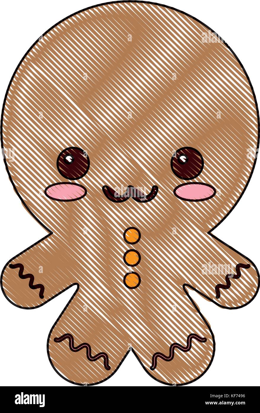 ginger man icon over white background vector illustration Stock Vector ...