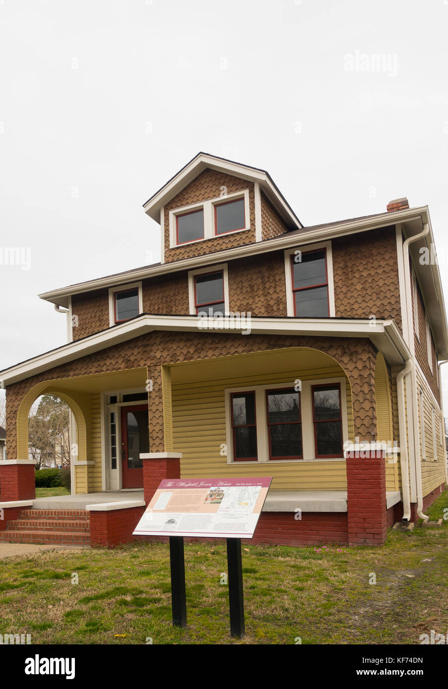 Winfield Jones house Newport Virginia Stock Photo - Alamy