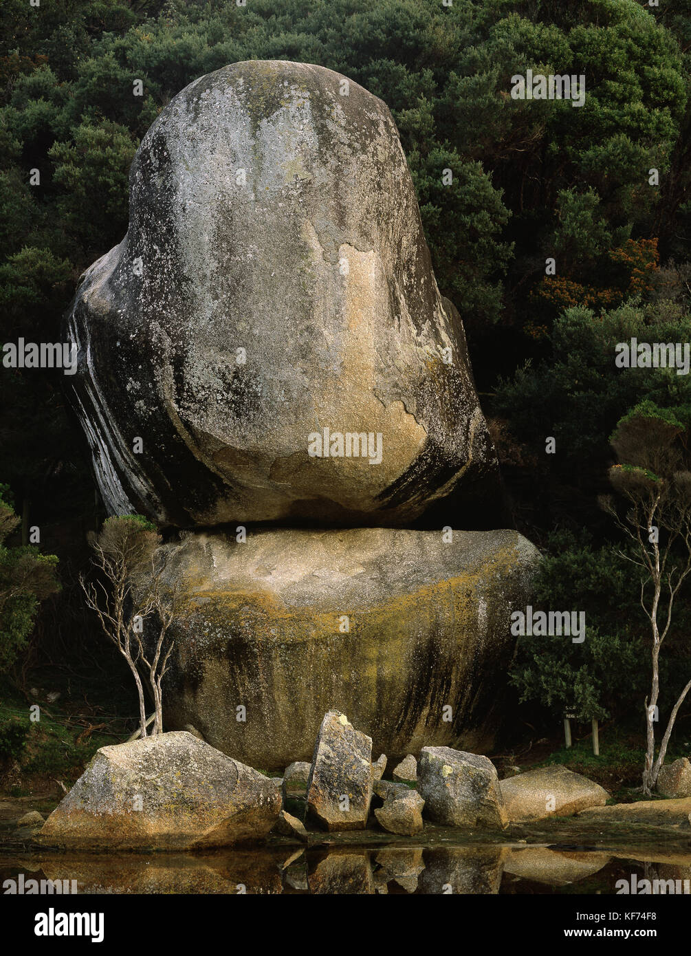 Whale Rock, at Tidal River, Wilsons Promontory National Park, Victoria ...