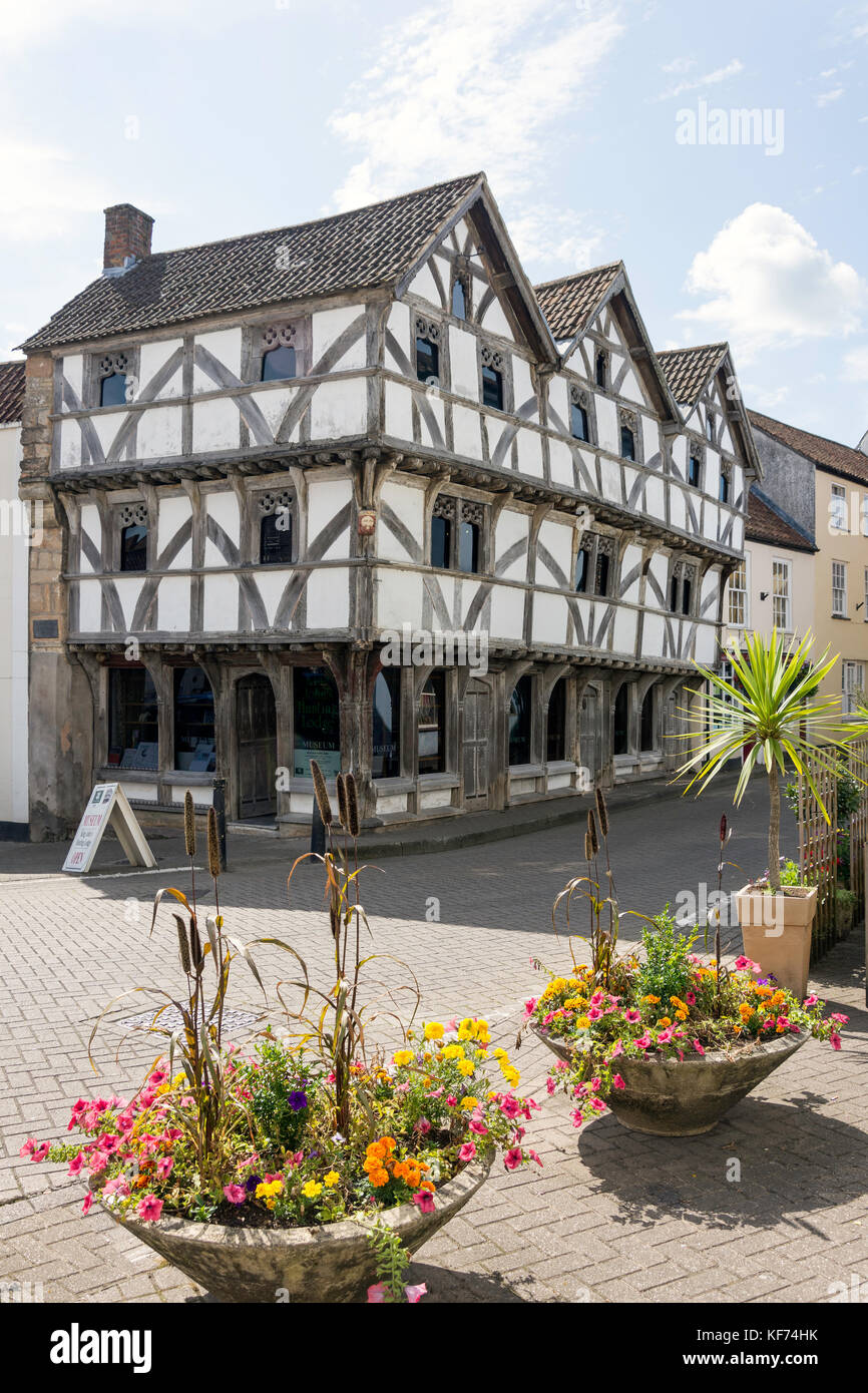 15th century St John's Hunting Lodge, The Square, Axbridge, Somerset ...