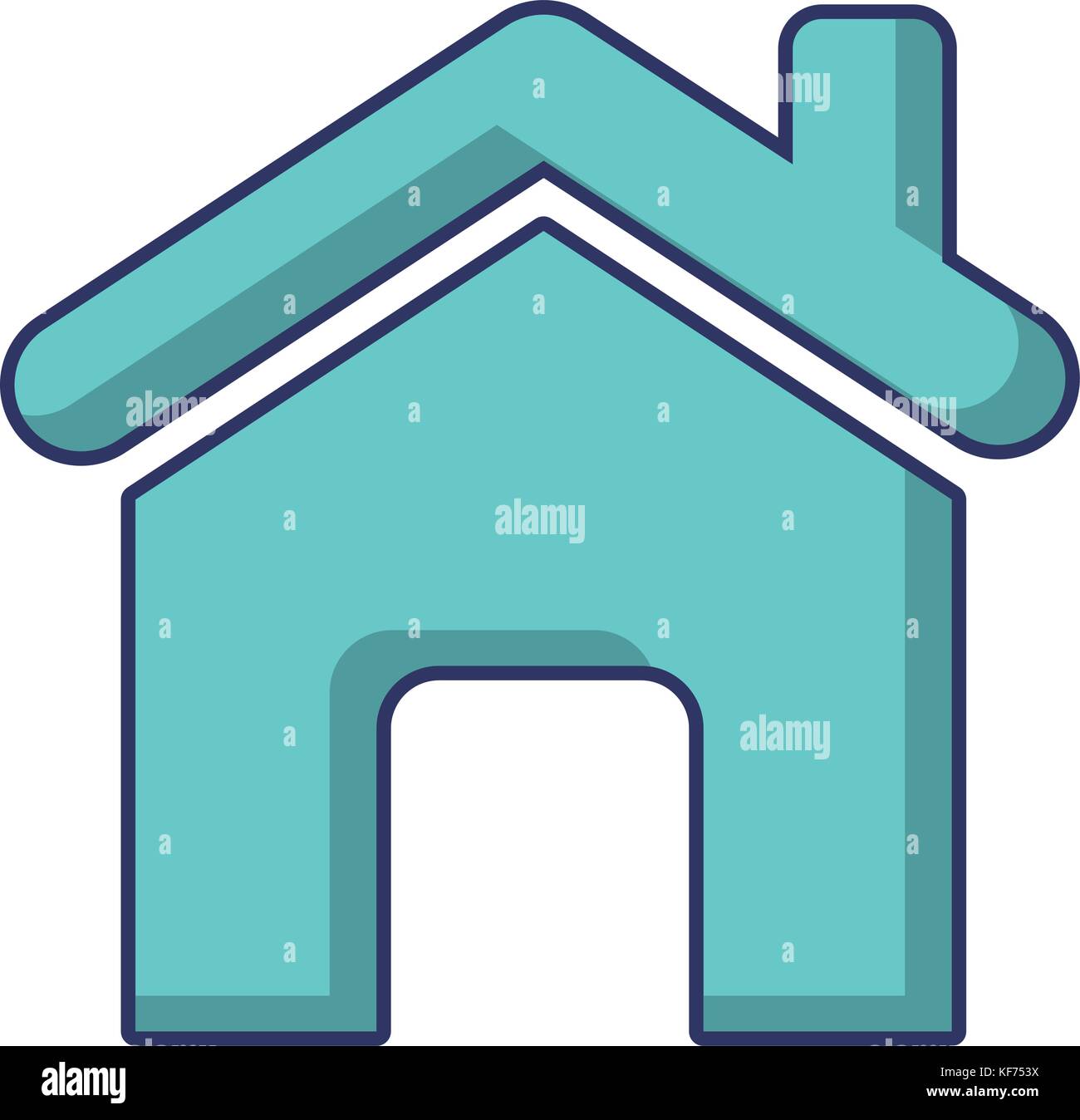 house icon over white background vector illustration Stock Vector Image ...