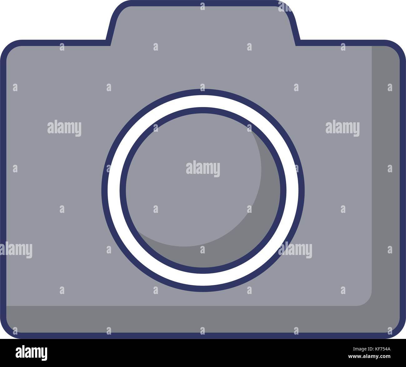 camera icon over white background vector illustration Stock Vector ...