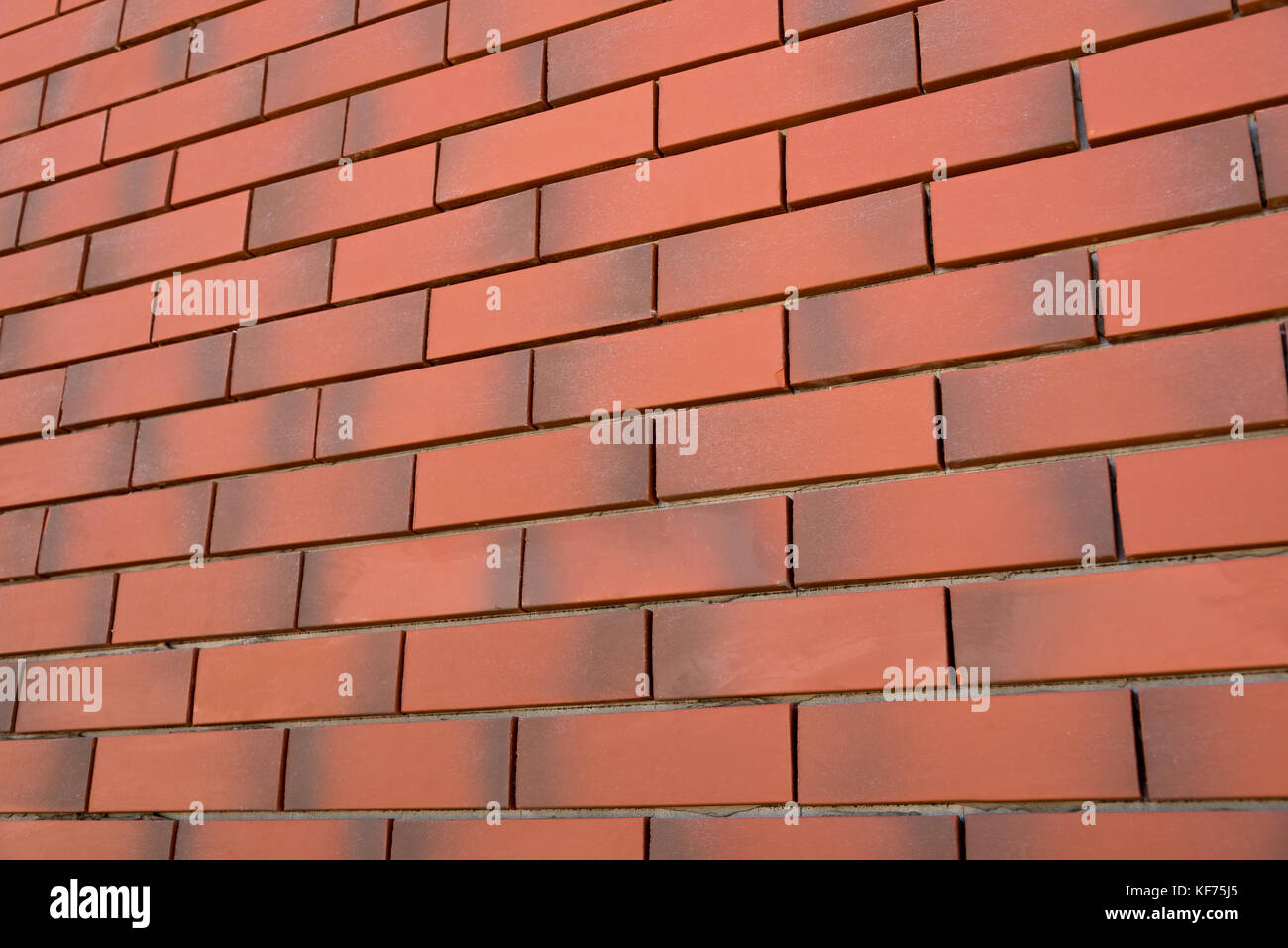 Texture of wall building or fence, Decorated with red brick Stock Photo ...