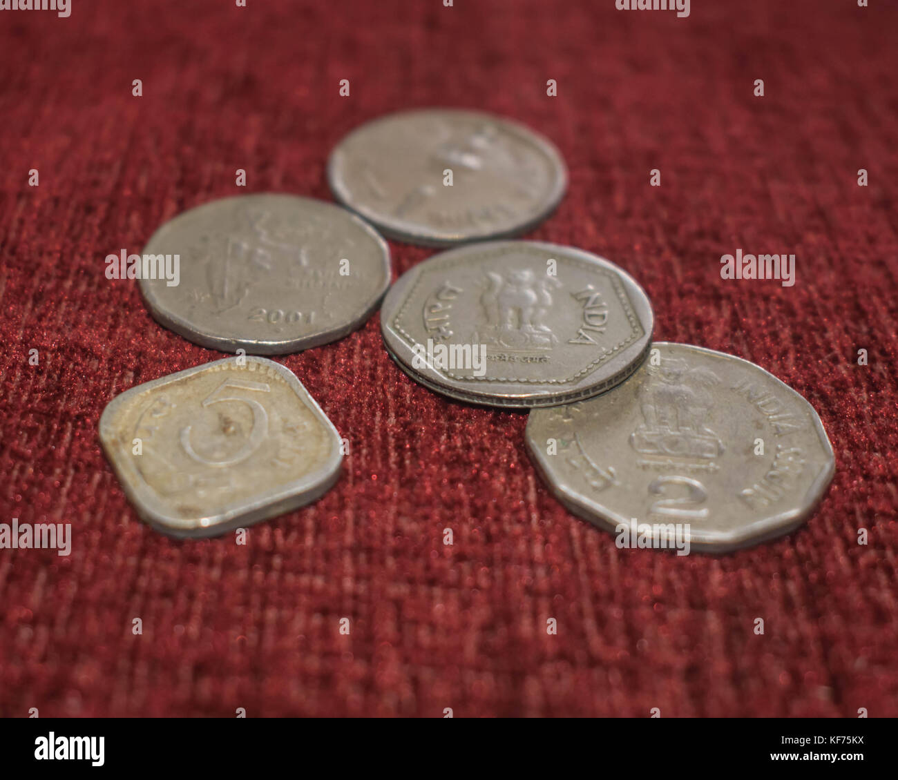 Nepal coin coins currency money hi-res stock photography and images - Alamy