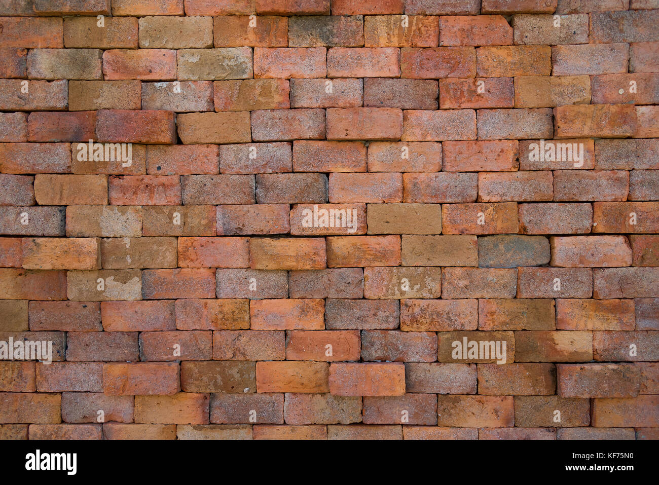 Old red brick wall texture background, Asian traditional brick Stock ...