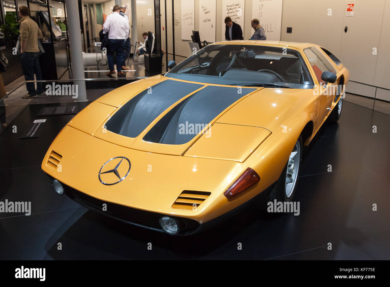 Frankfurt, Germany - Sep 20, 2017: Historic Mercedes-Benz C111 sports ...