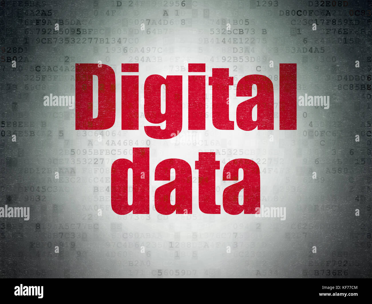 Data concept: Digital Data on Digital Data Paper background Stock Photo ...