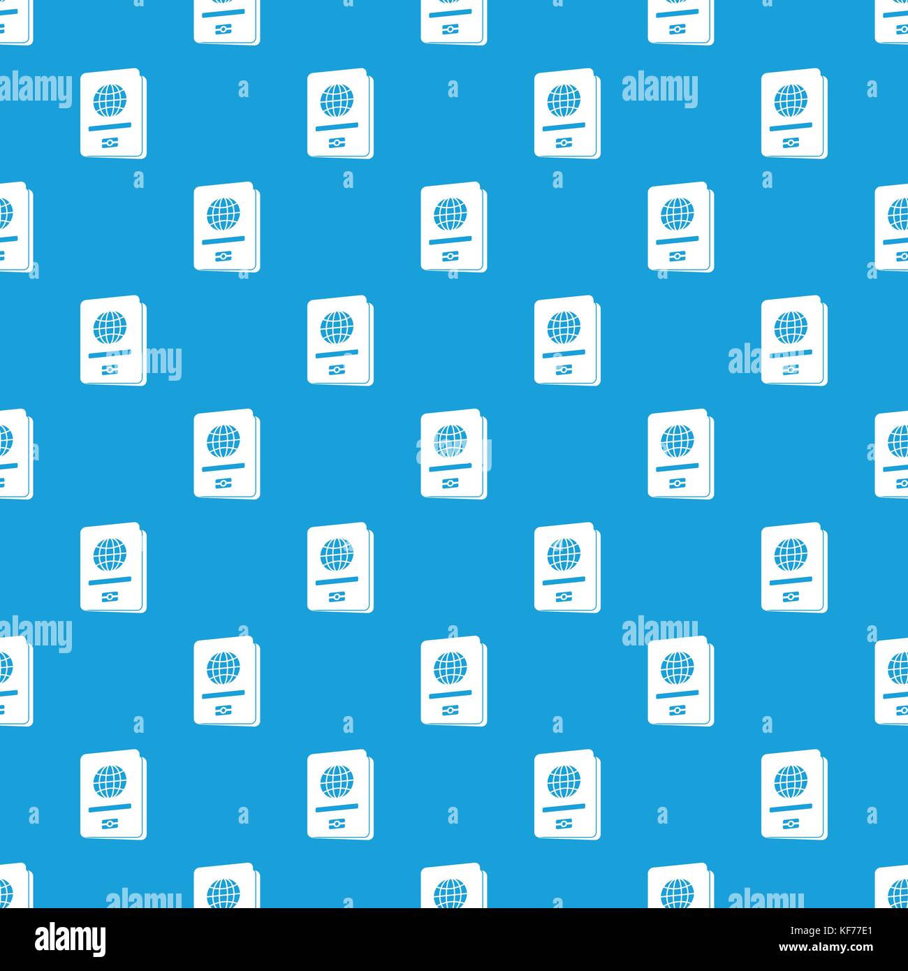 Passport pattern seamless blue Stock Vector Image & Art - Alamy