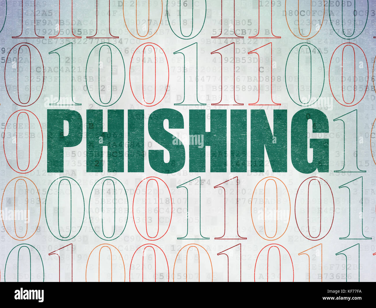 Security concept: Phishing on Digital Data Paper background Stock Photo ...
