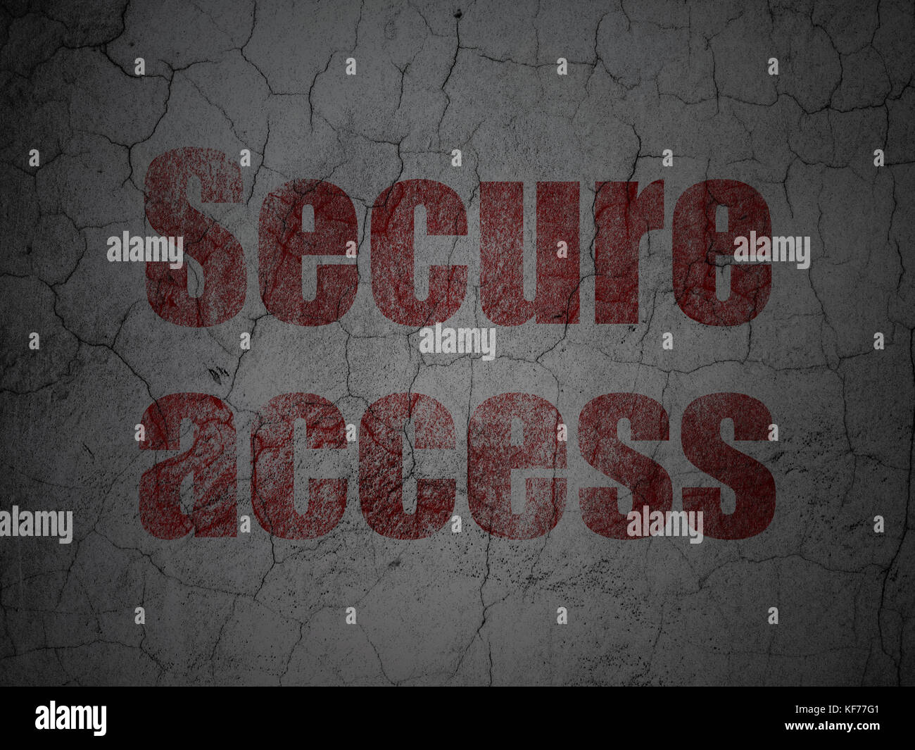 Security concept: Secure Access on grunge wall background Stock Photo ...