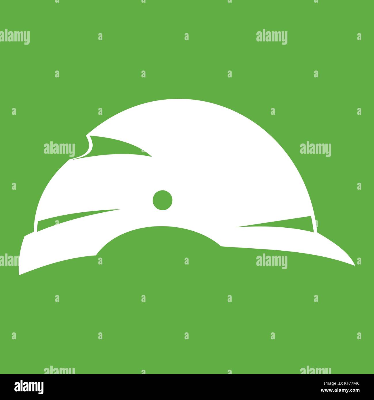 Construction helmet icon green Stock Vector Image & Art - Alamy