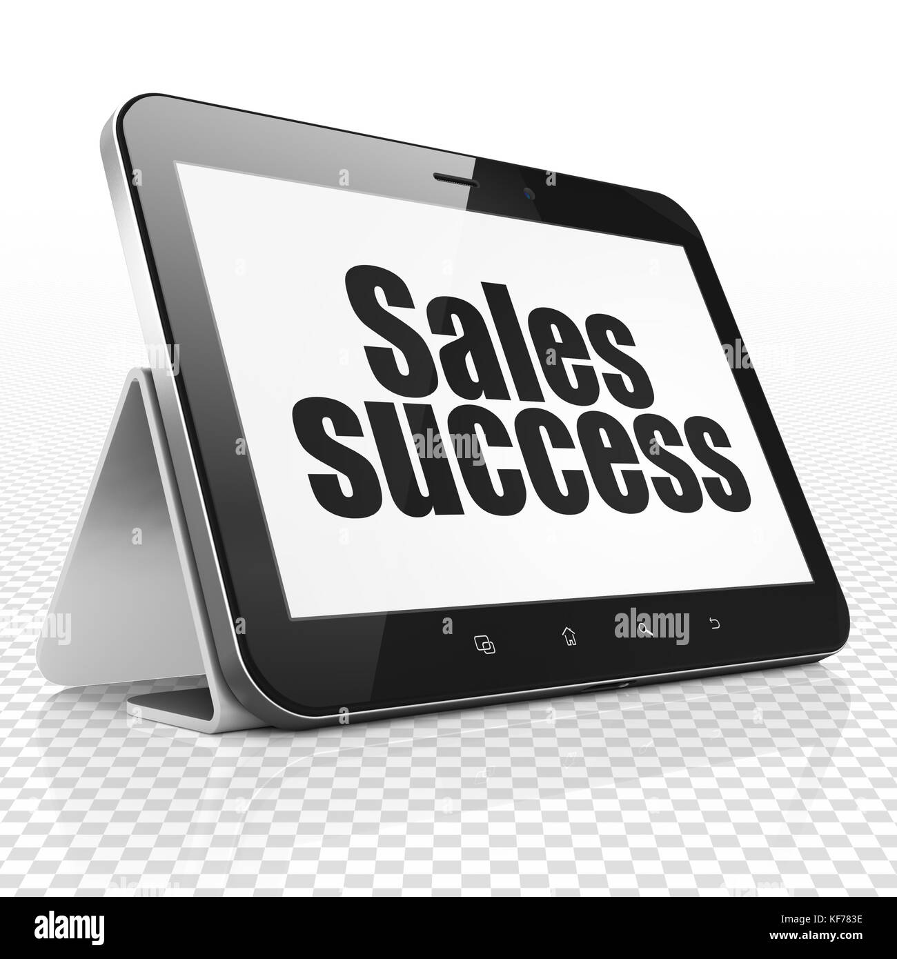 Marketing concept: Tablet Computer with Sales Success on display Stock ...