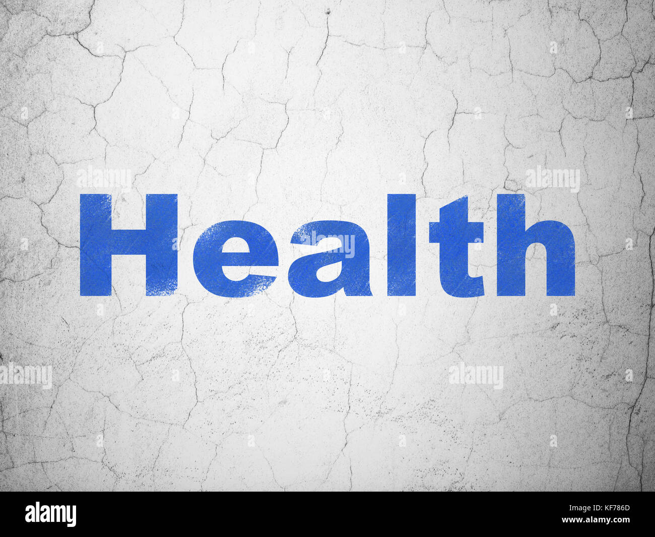 Medicine concept: Health on wall background Stock Photo - Alamy