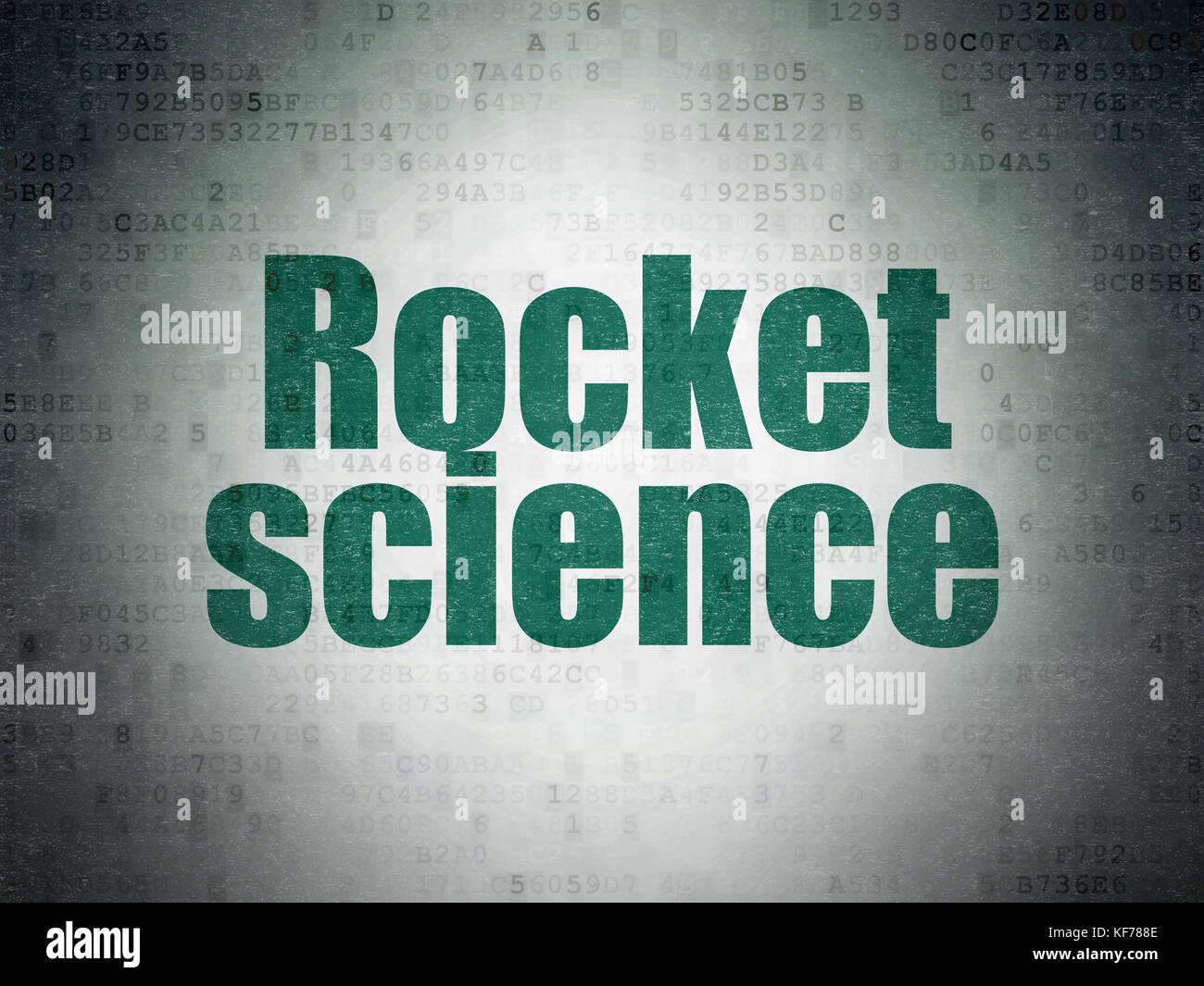 Science concept: Rocket Science on Digital Data Paper background Stock ...