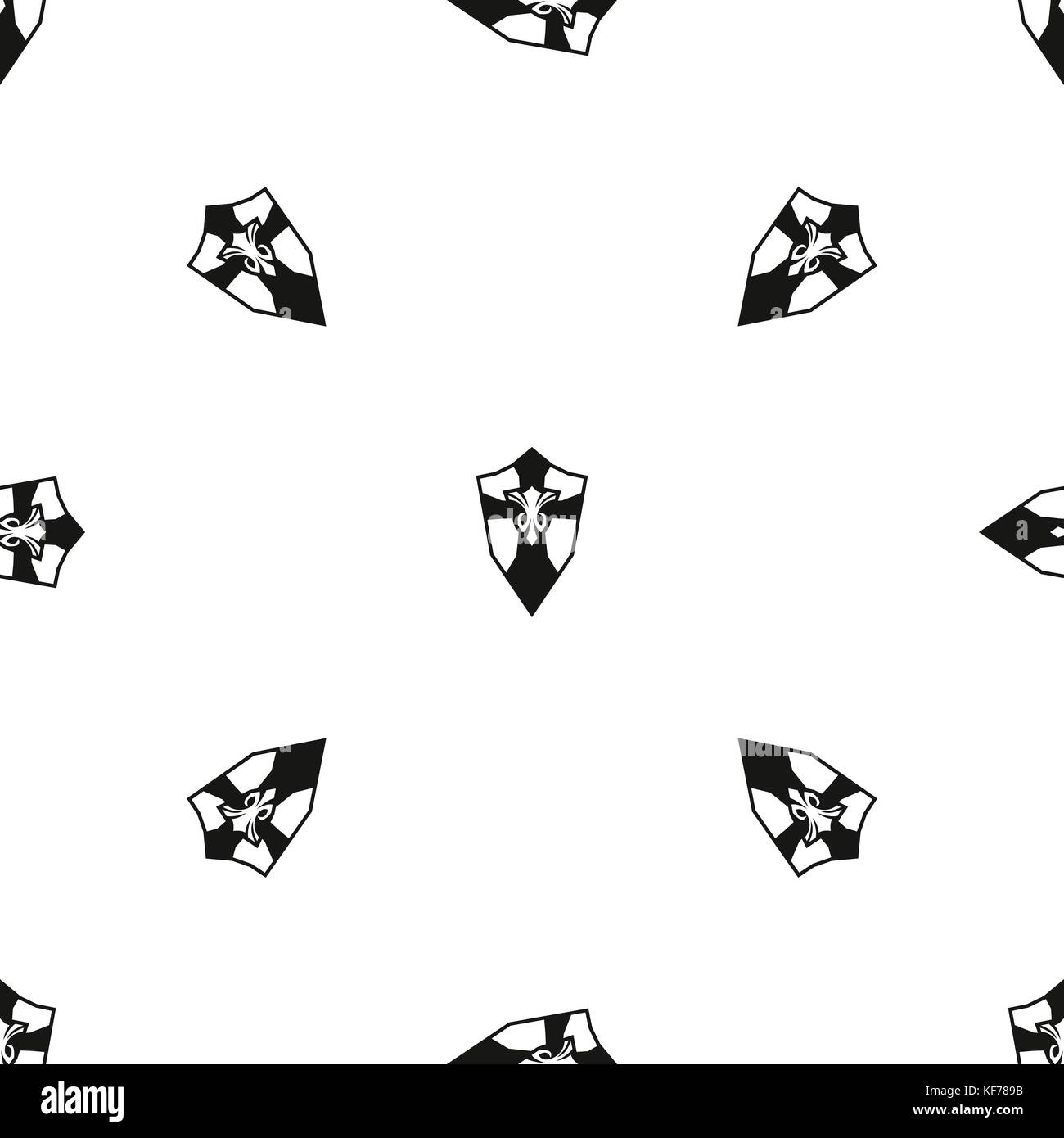 Shield pattern seamless black Stock Vector Image & Art - Alamy