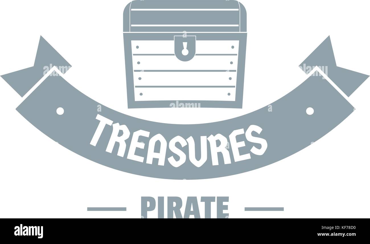 Treasure logo, simple gray style Stock Vector Image & Art - Alamy