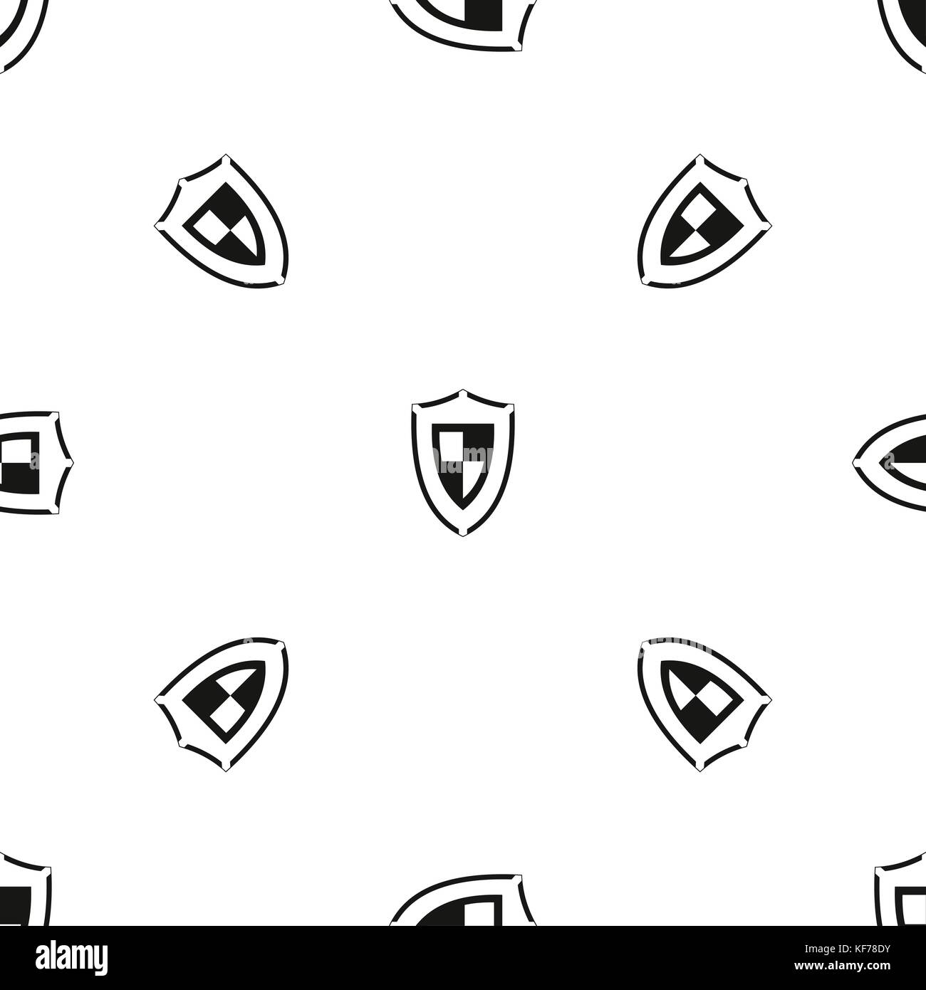 Shield pattern seamless black Stock Vector Image & Art - Alamy