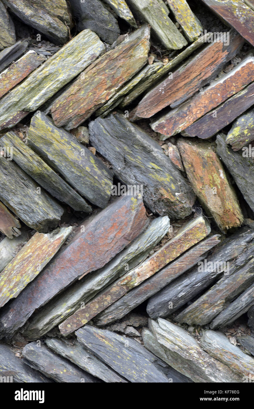 Traditional cornish building methods or styles with cornwall stones and ...