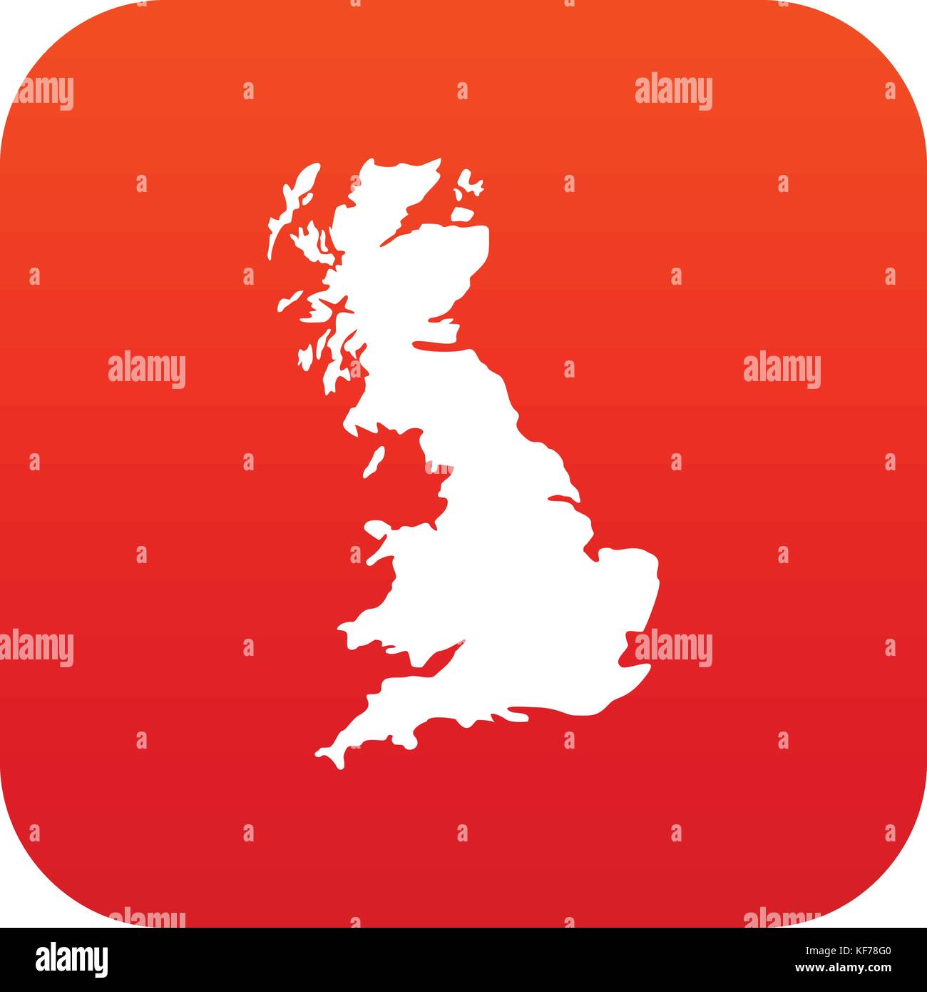 Map of Great Britain icon digital red Stock Vector Image & Art - Alamy