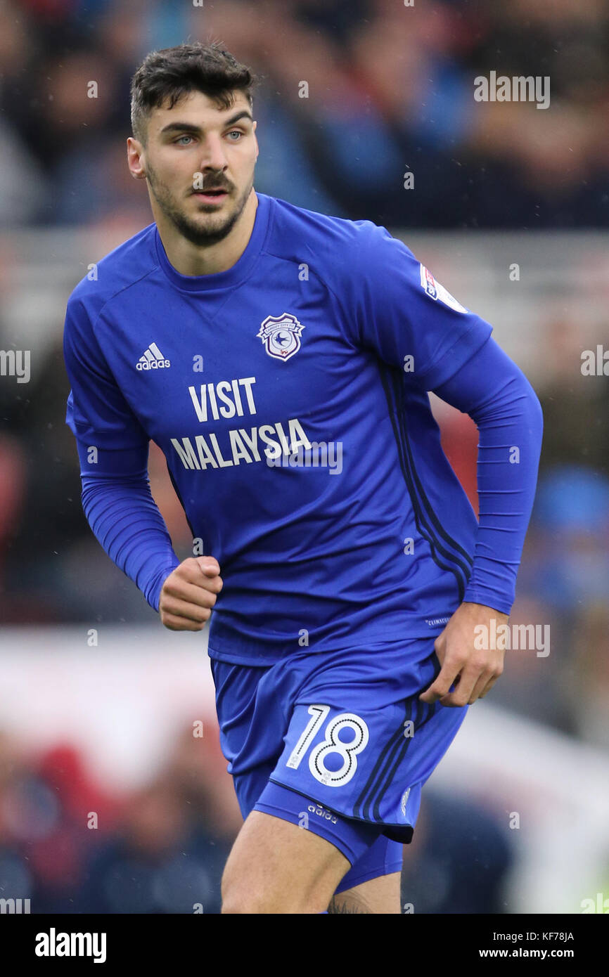 Cardiff City's Callum Paterson Stock Photo - Alamy