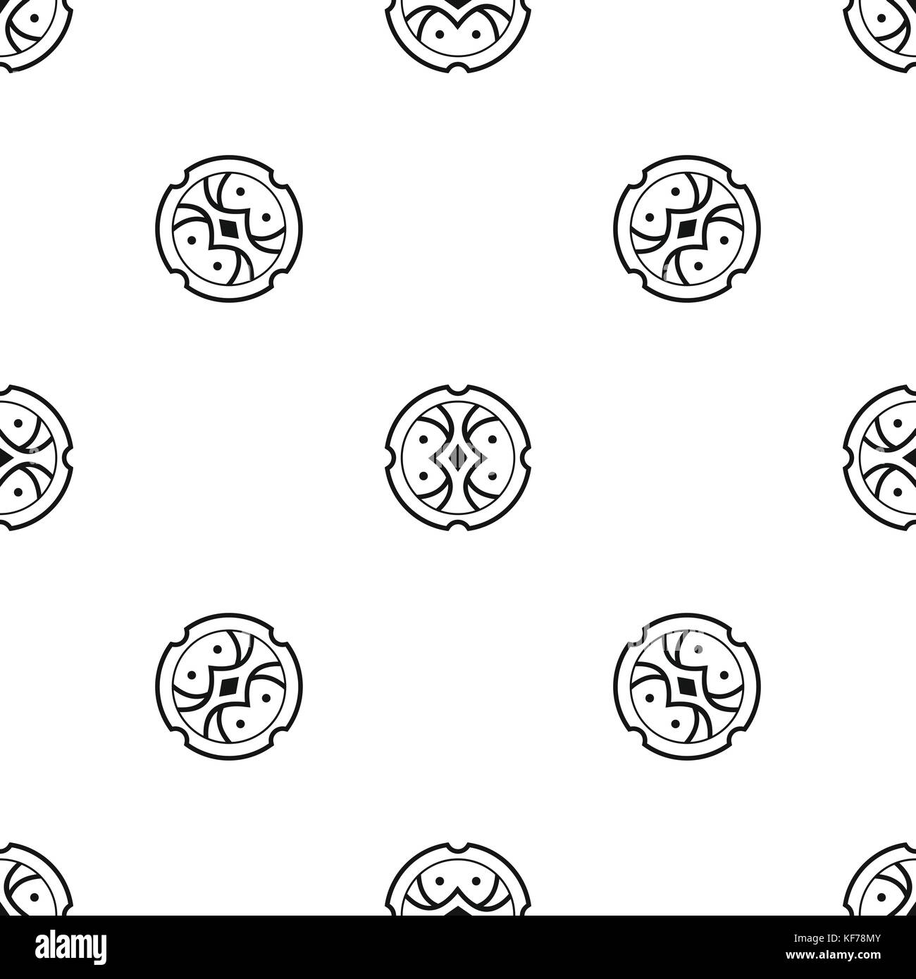 Shield pattern seamless black Stock Vector Image & Art - Alamy
