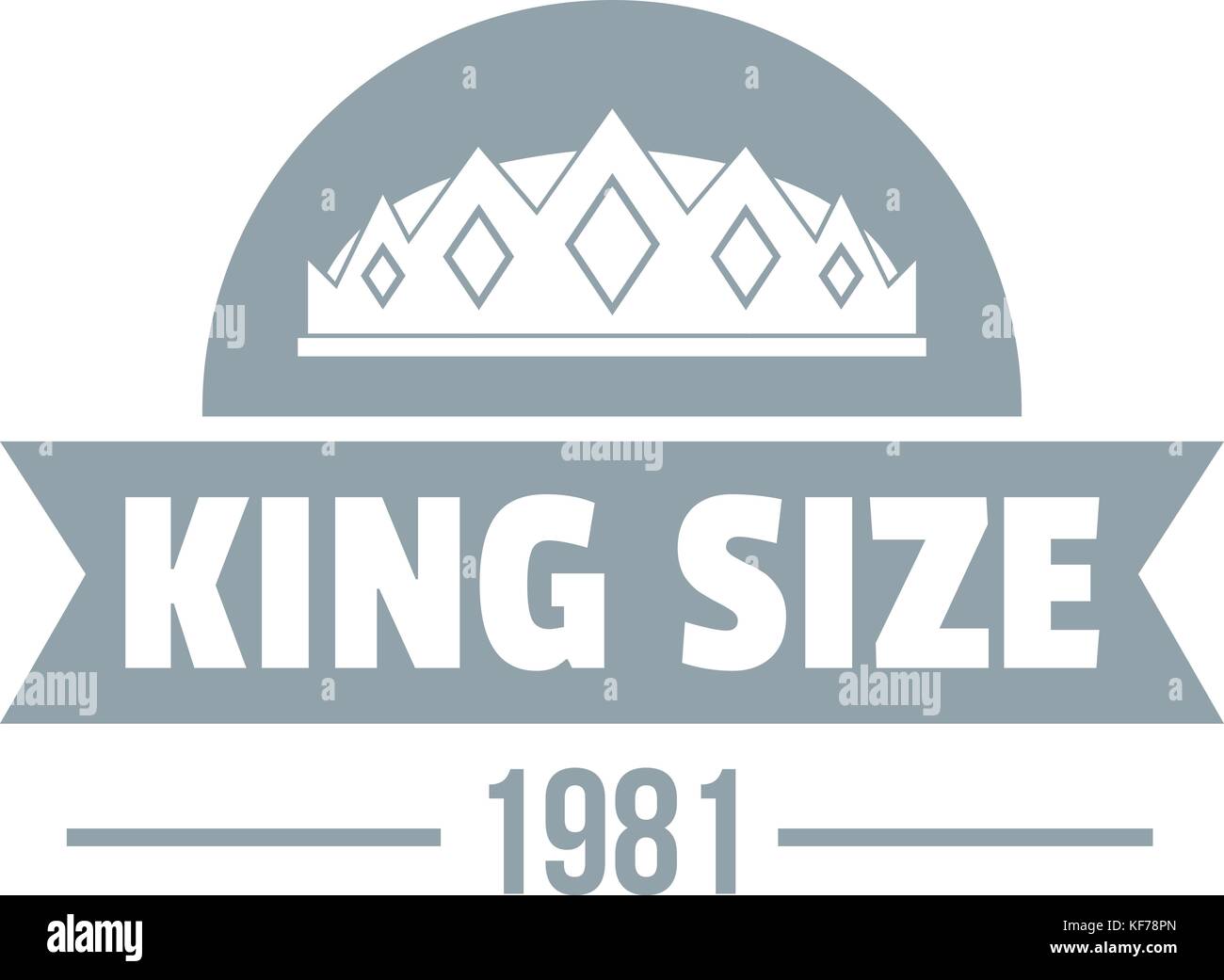 Medieval king logo, simple gray style Stock Vector Image & Art - Alamy