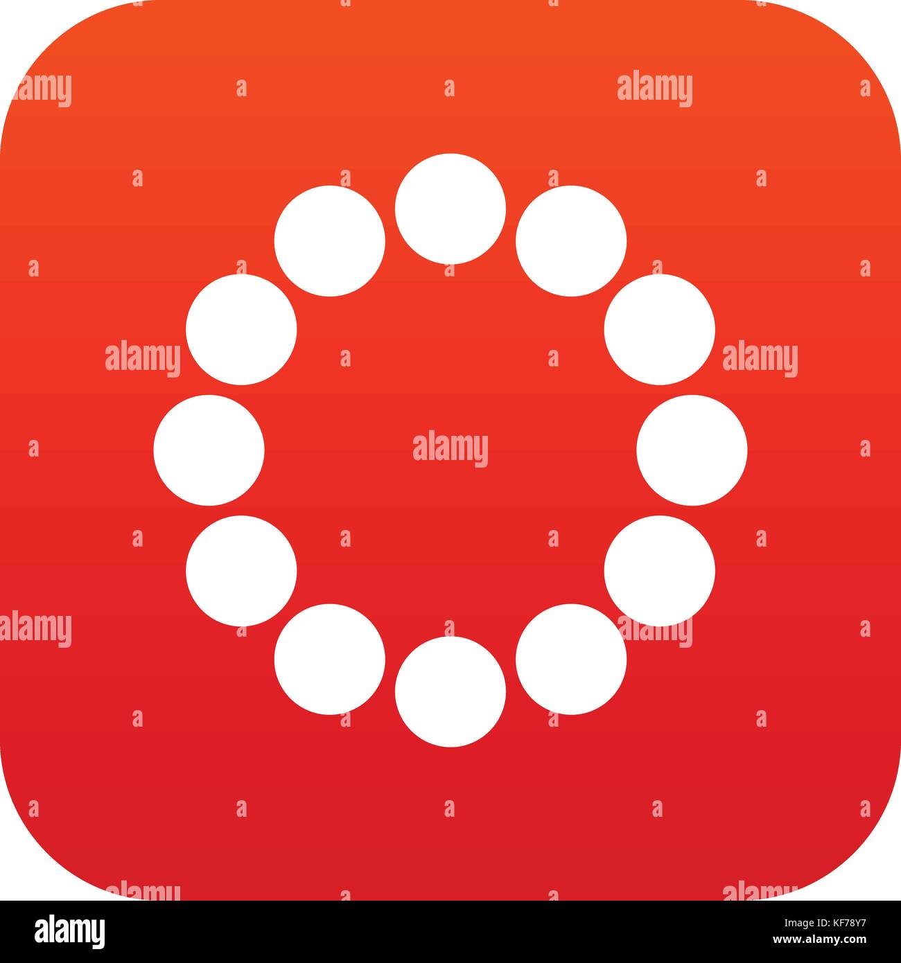 Sign expectations page load icon digital red Stock Vector Image & Art ...