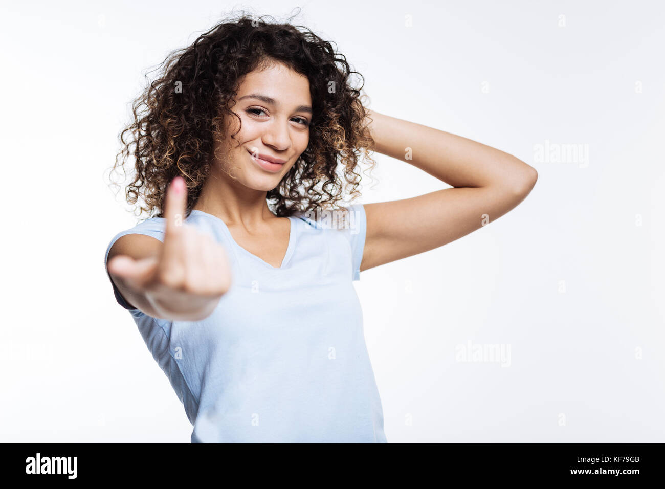 Beckoning finger hi-res stock photography and images - Alamy