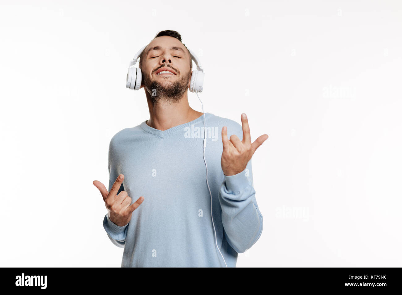 Man horns hair hi-res stock photography and images - Alamy