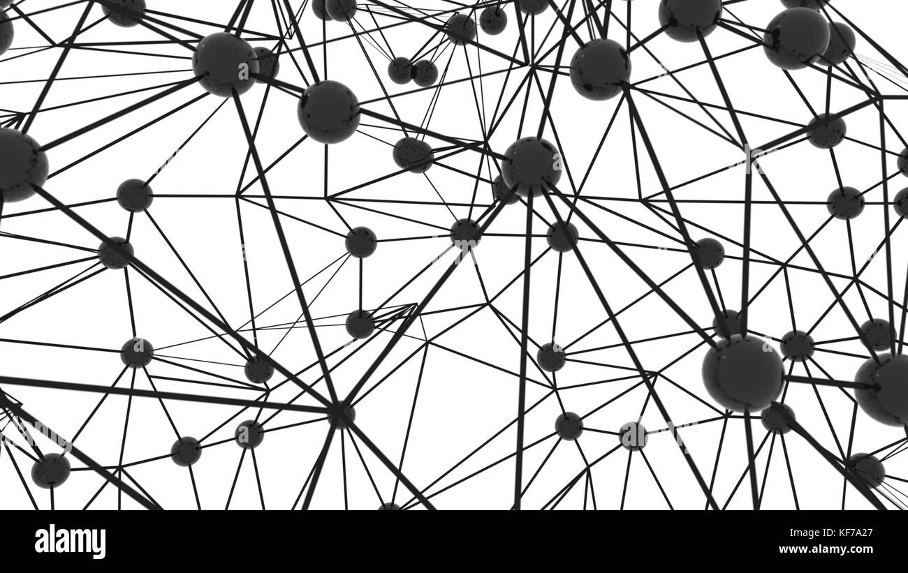 Abstract 3d rendering of chaotic structure Stock Photo - Alamy