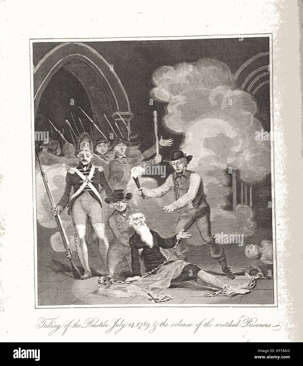 French Revolution 1789; the Storming Of The Bastille 14 July 1789 ...