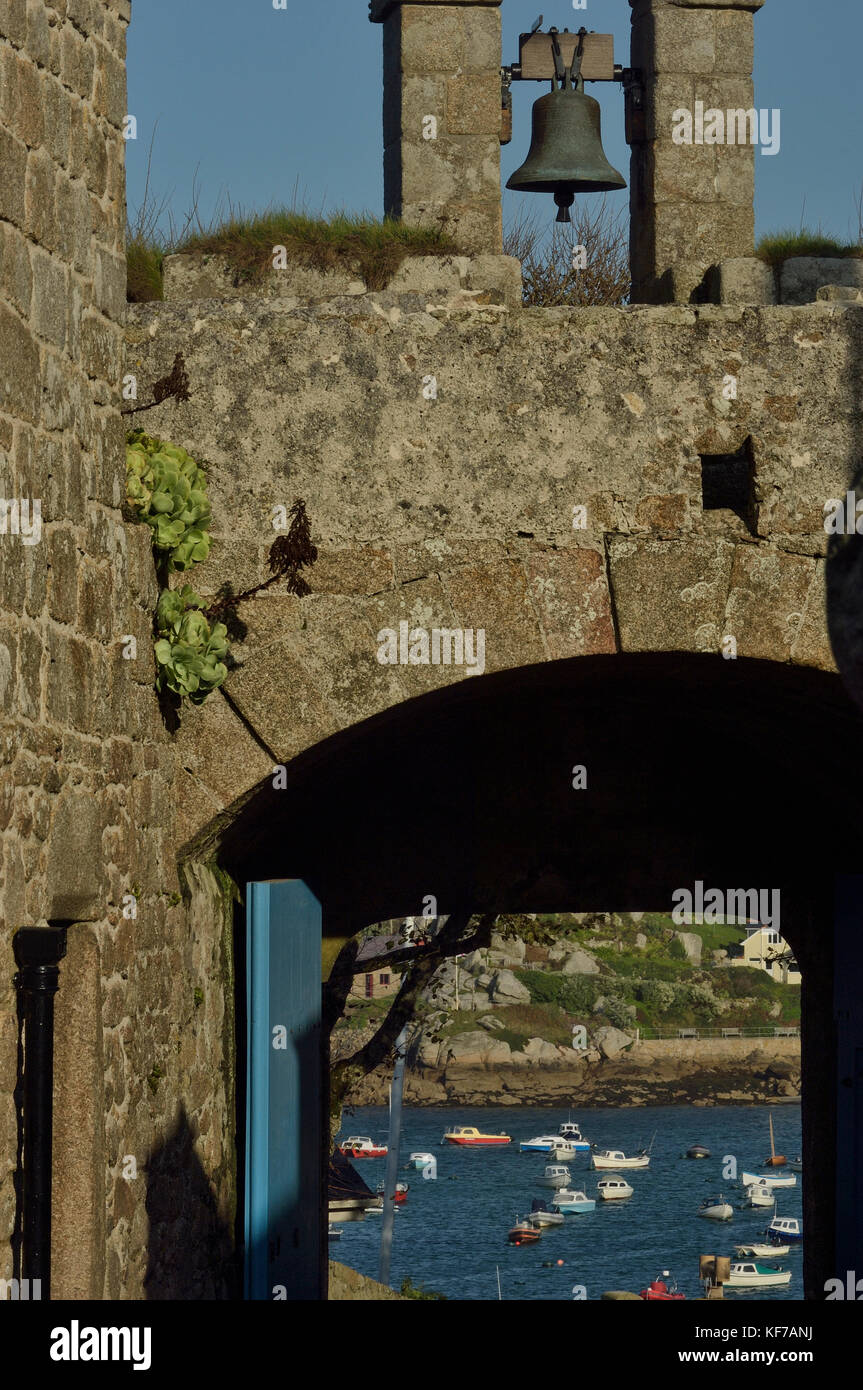 The Garrison Bell tower. Hugh Town. St Mary's, Isles of Scilly ...