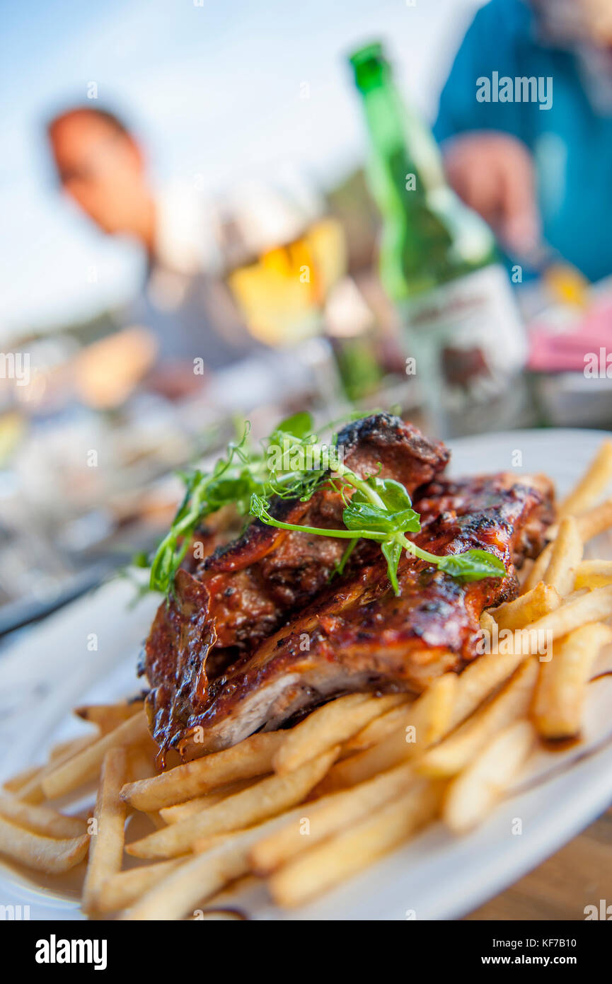 Buffalo ribs served at the Buffalo restaurant, Korpo, Scandinavian ...