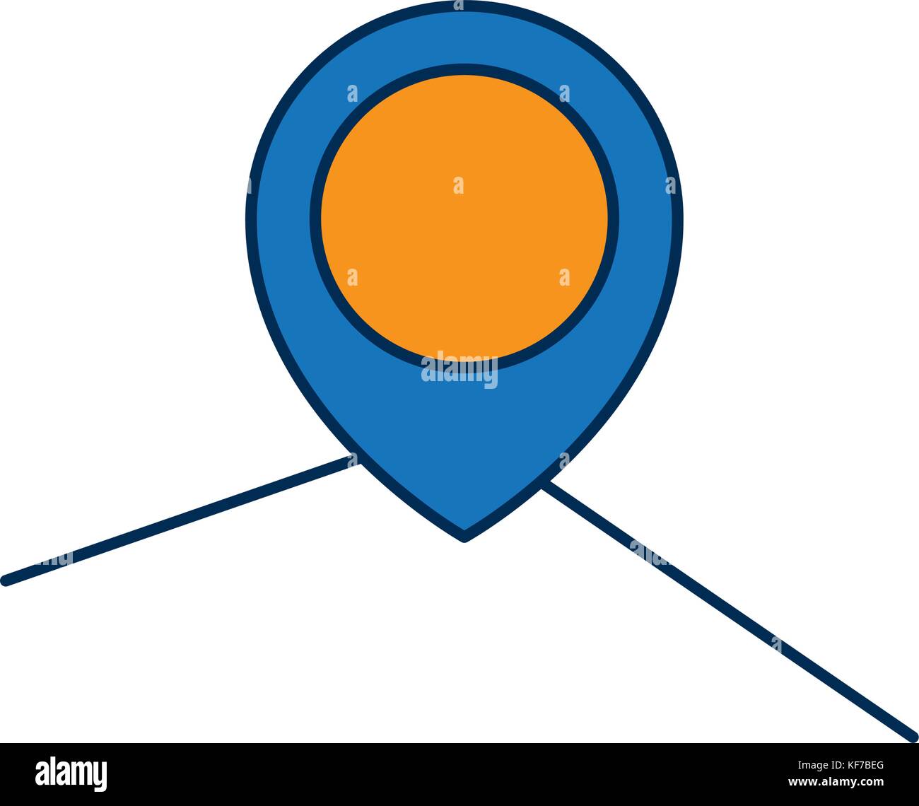 location pin icon over white background vector illustration Stock ...