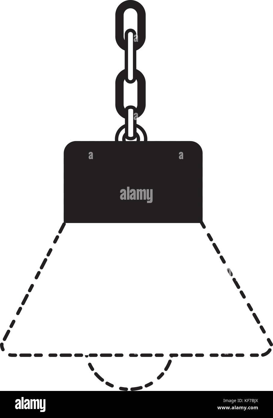 lamp icon over white background vector illustration Stock Vector Image ...