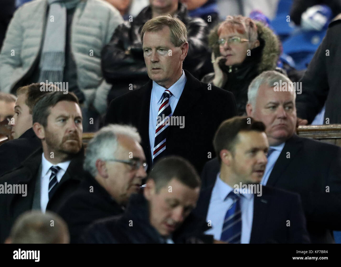 Rangers chairman Dave King during the Scottish Premiership match at ...