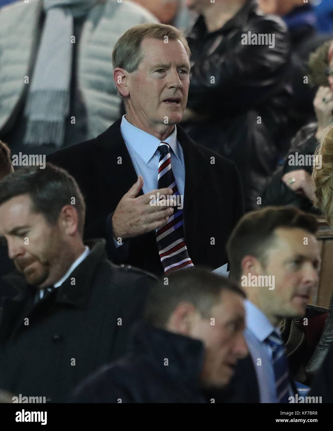 Rangers chairman Dave King during the Scottish Premiership match at ...