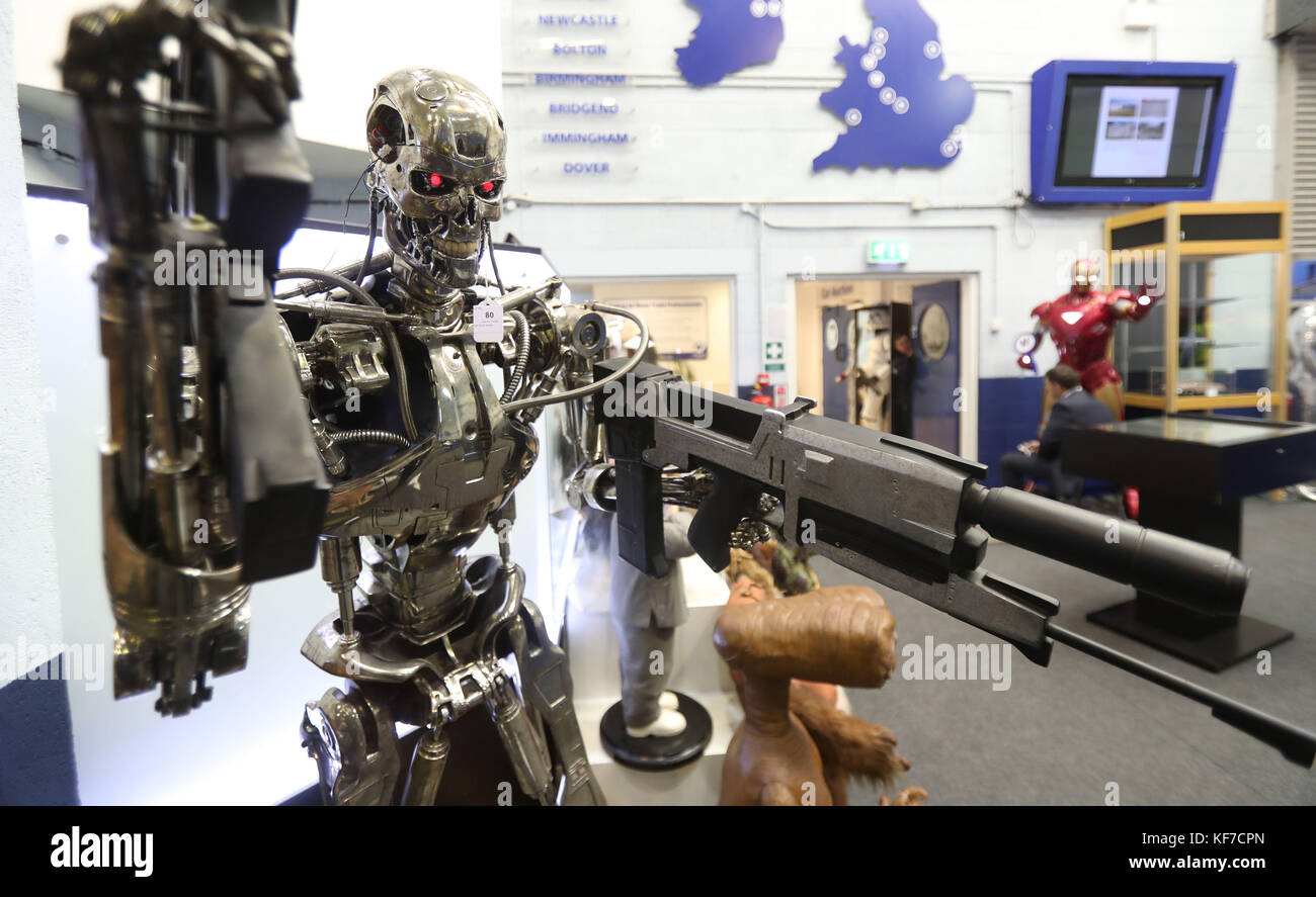 A Terminator film replica among items seized from a drug lord behind a ...
