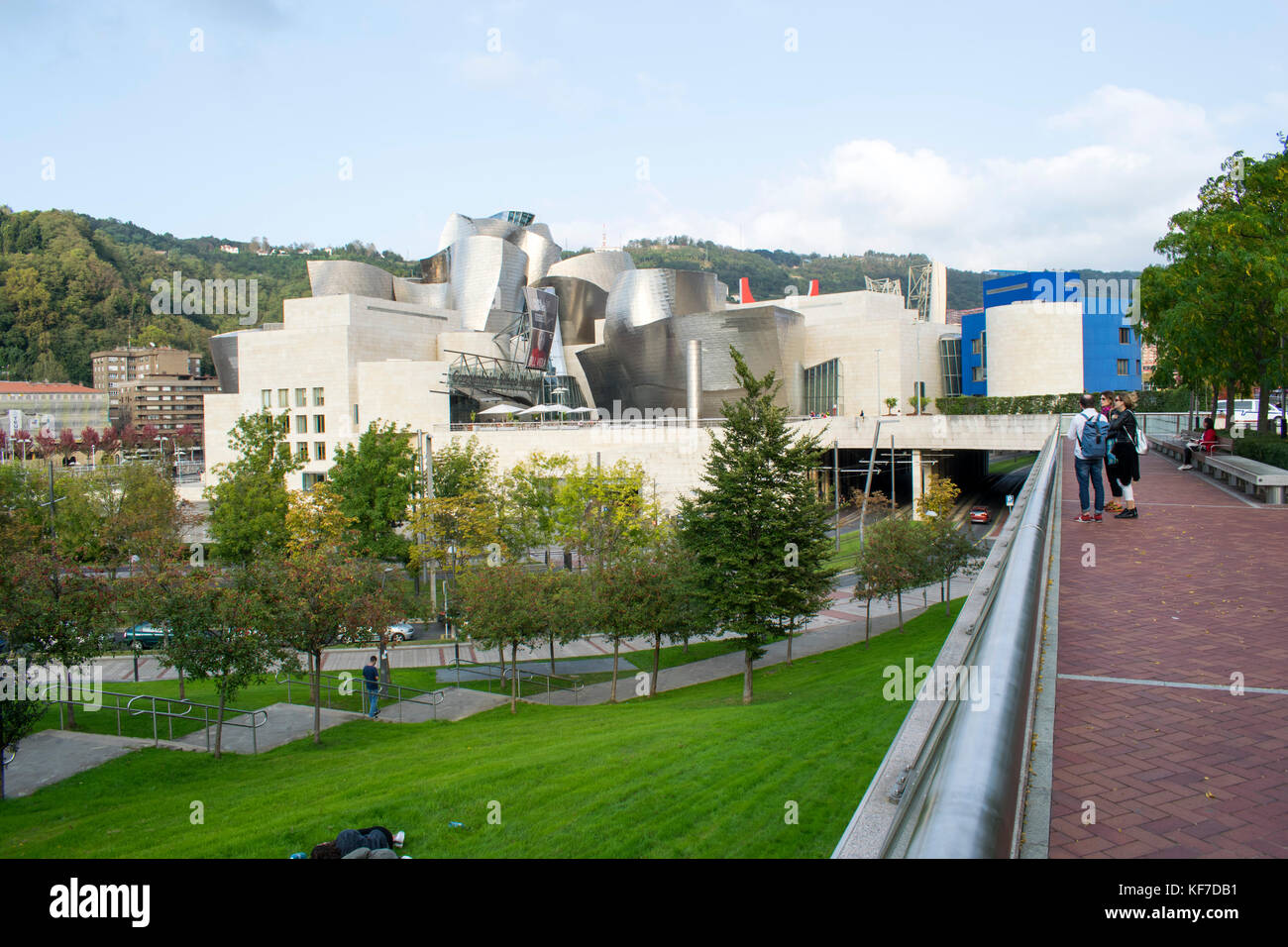 The Guggenheim museum building in Bilbao 2 Stock Photo - Alamy