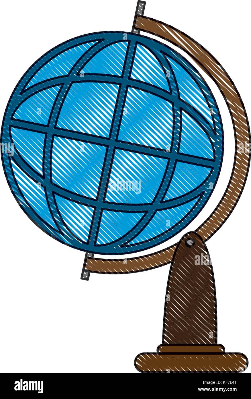 geography tool icon over white background vector illustration Stock ...